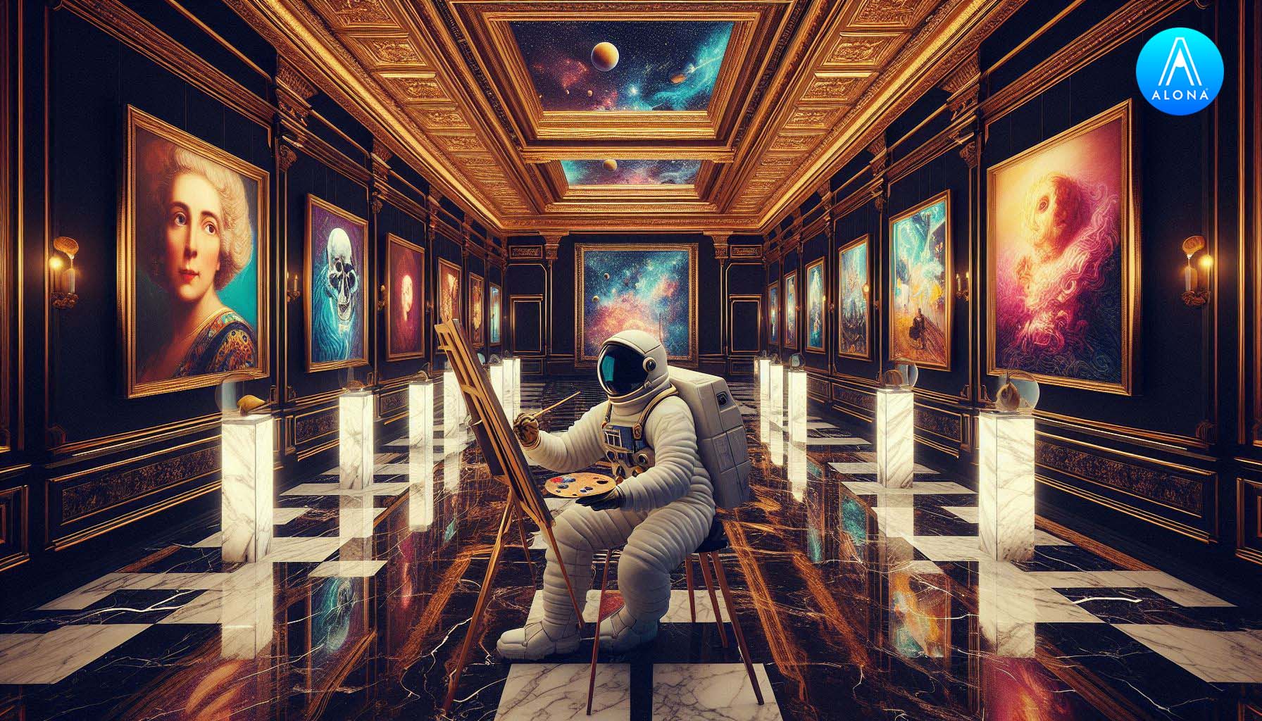 Hành trình khám phá tinh cầu hội hoạ Ellie Art Studio cùng phi hành gia Alona