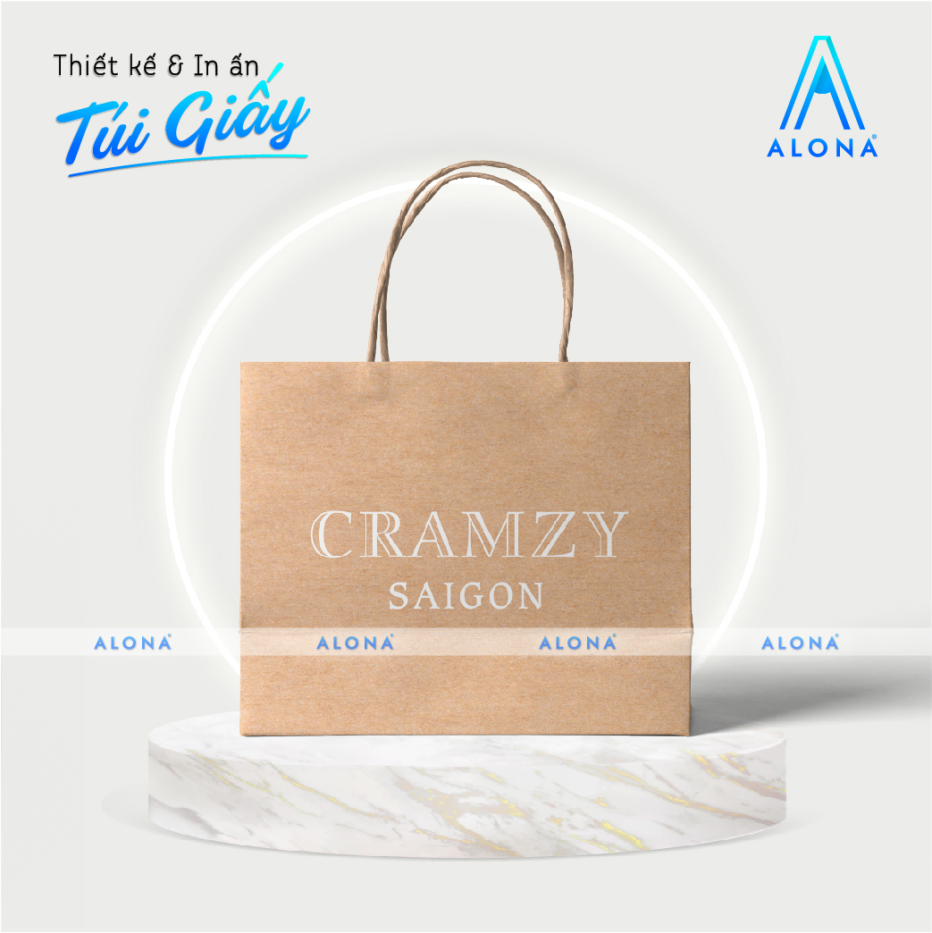 Thiết kế - in ấn túi giấy kraft thân thiện với môi trường